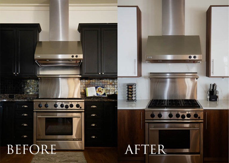 Dramatic Before & After Kitchen Remodel - Marquis Fine Cabinetry - Florida